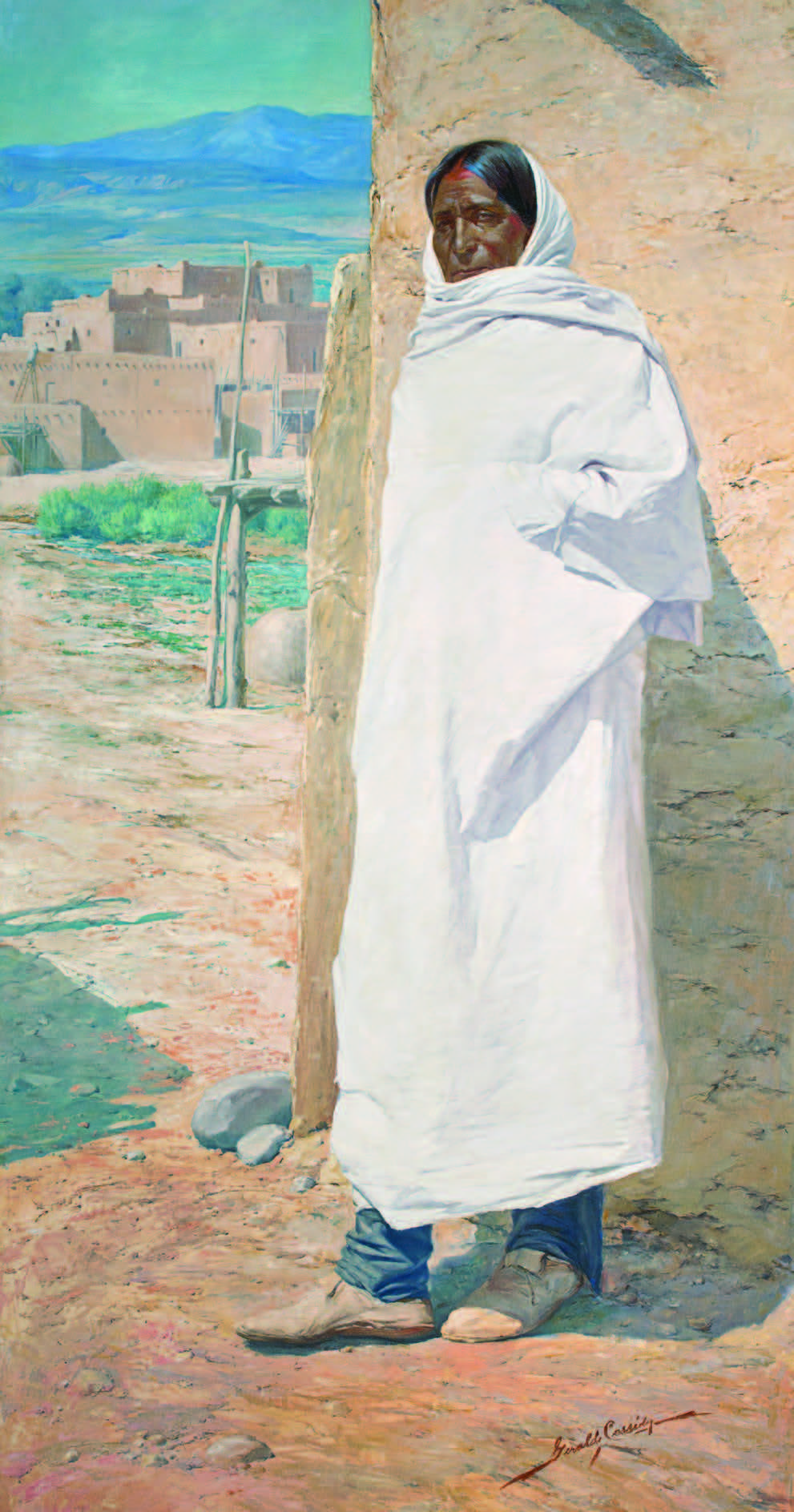 Gerald Cassidy, Cui Bono?, ca. 1911. Oil on canvas, 93½ × 48 in ...