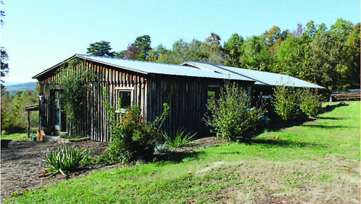 Kim Ellington’s workshop and kiln shed. Vale, North Carolina, 2014 ...