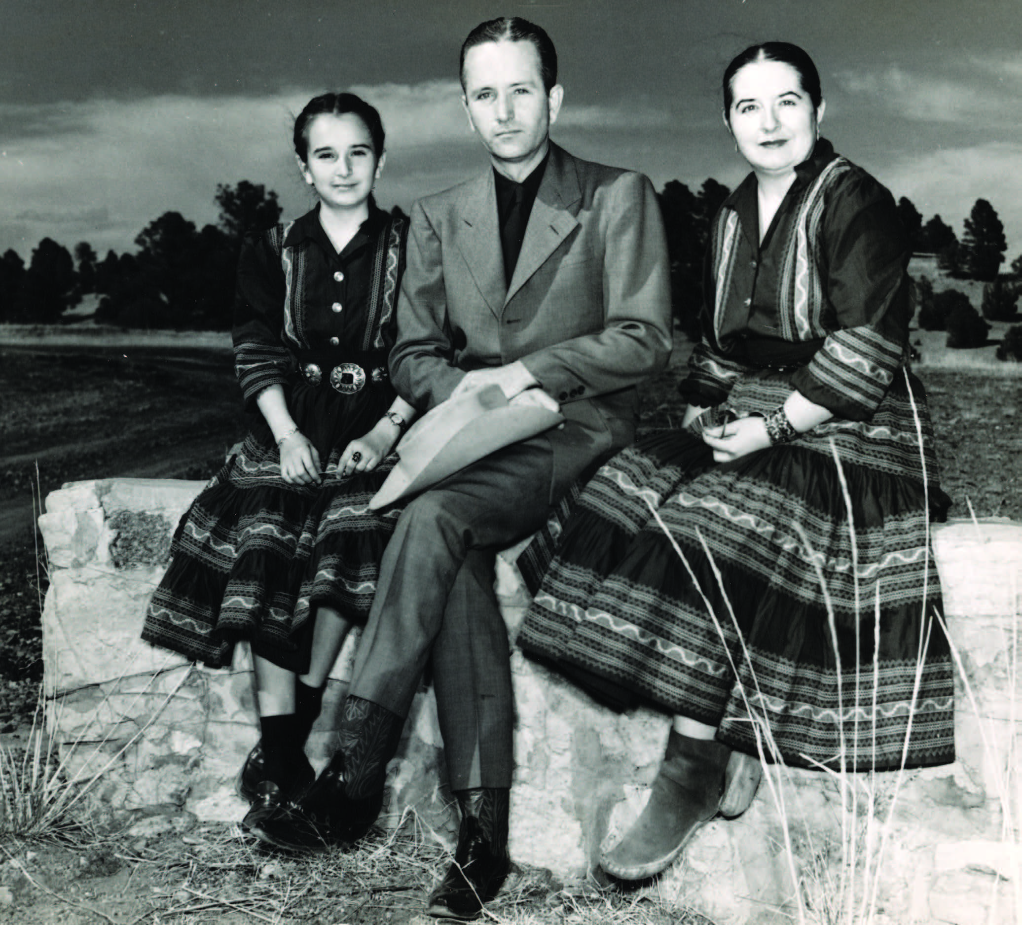 The Eby family in 1952, in Las Vegas, New Mexico. Maurcena’s mother ...